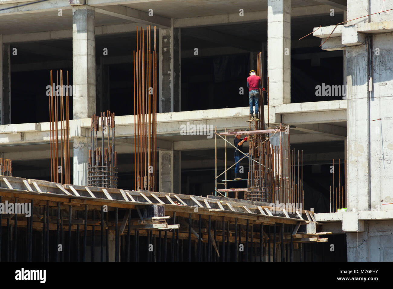 Building construction background Stock Photo - Alamy