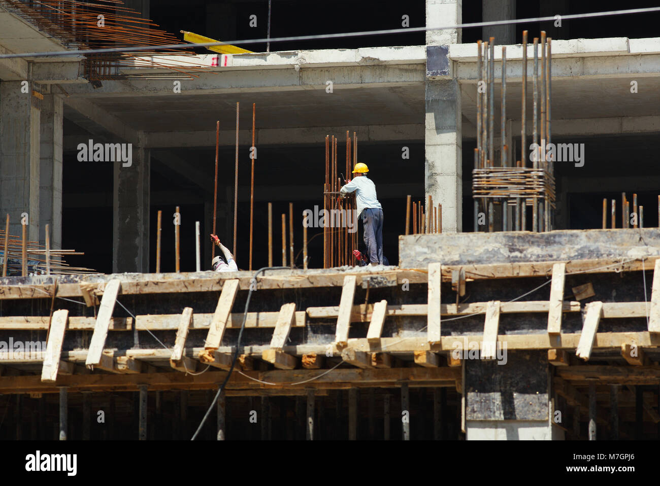 Building construction background Stock Photo - Alamy