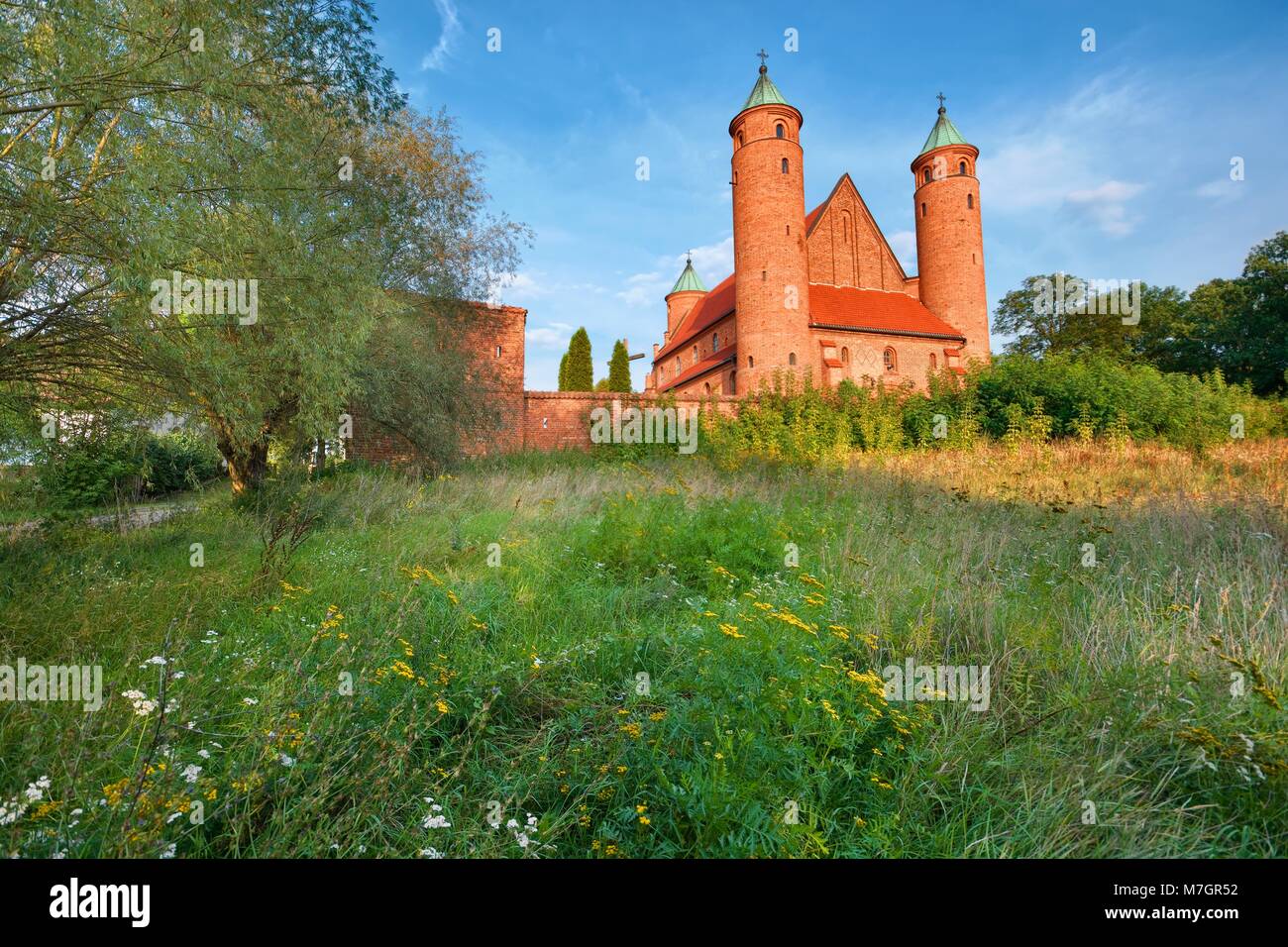 Unique defensive church of Saint Roch and John the Baptist in Brochow ...