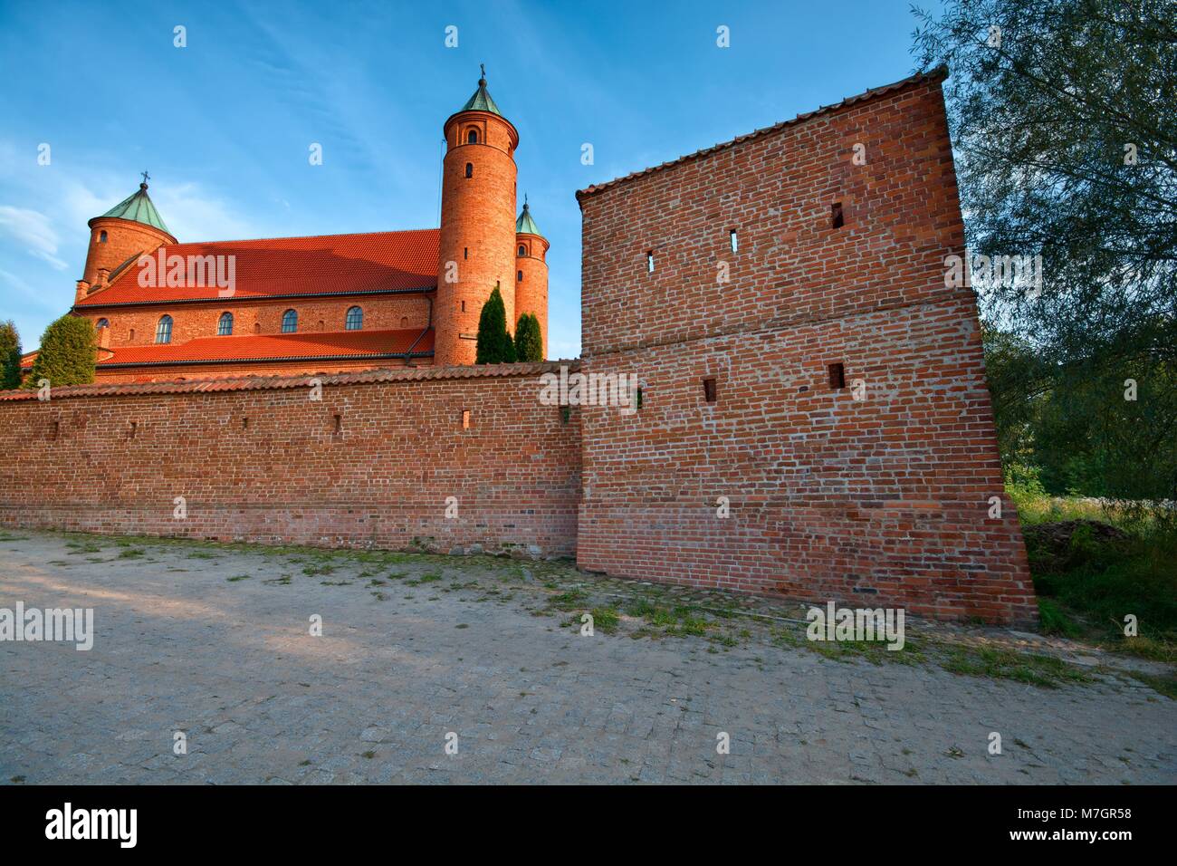 Unique defensive church of Saint Roch and John the Baptist in Brochow ...