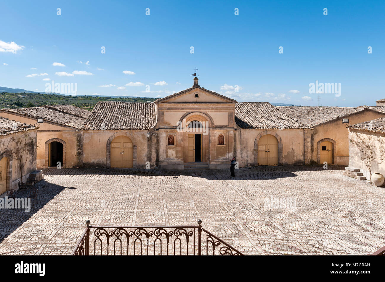 Chiaramonte Gulfi, Sicily, Italy. Villa Fegotto (used as a location for ...