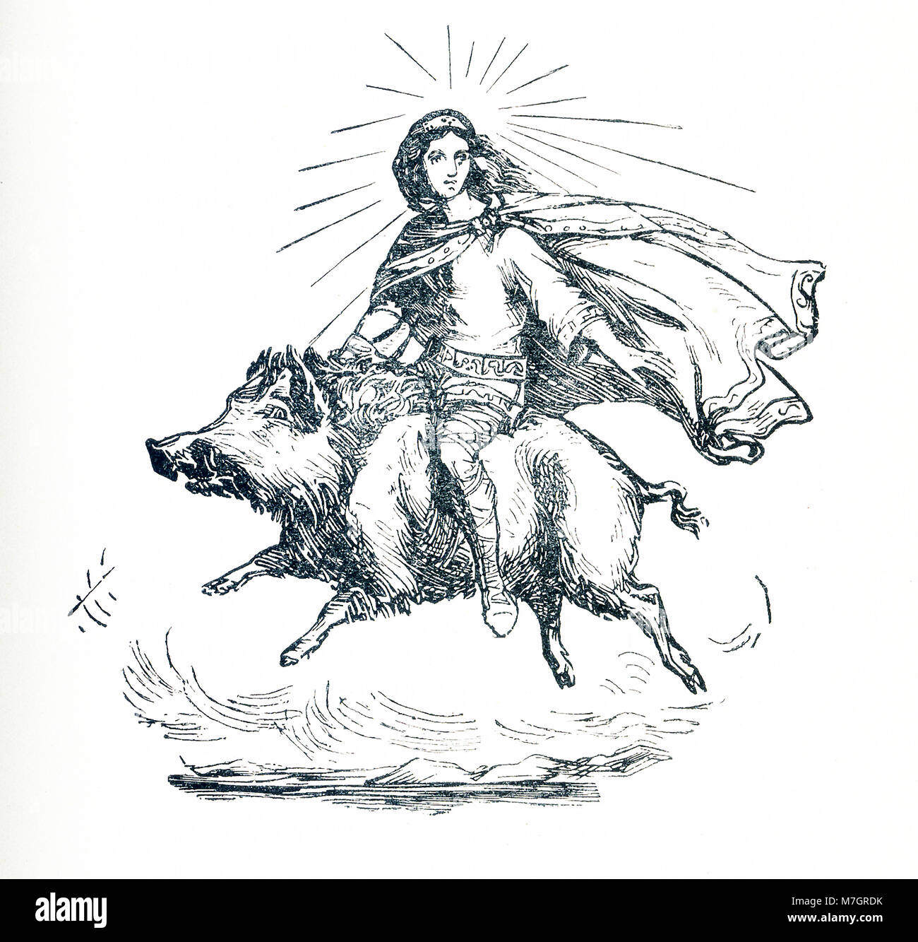 The Norse Freyr (also spelled Freye and Frey) was the brother of Freyja ...