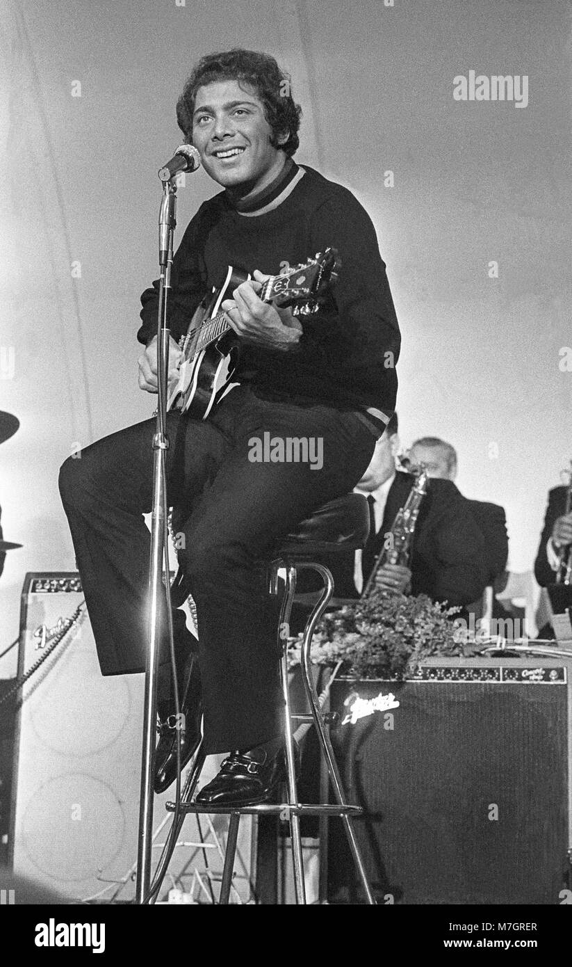 PAUL ANKA artist USA gives concert at Gröna Lund in Stockholm 1969 ...