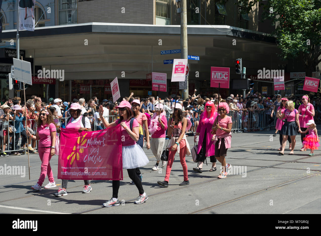The Australia Day Parade when communities in Melbourne, Australia, from ...