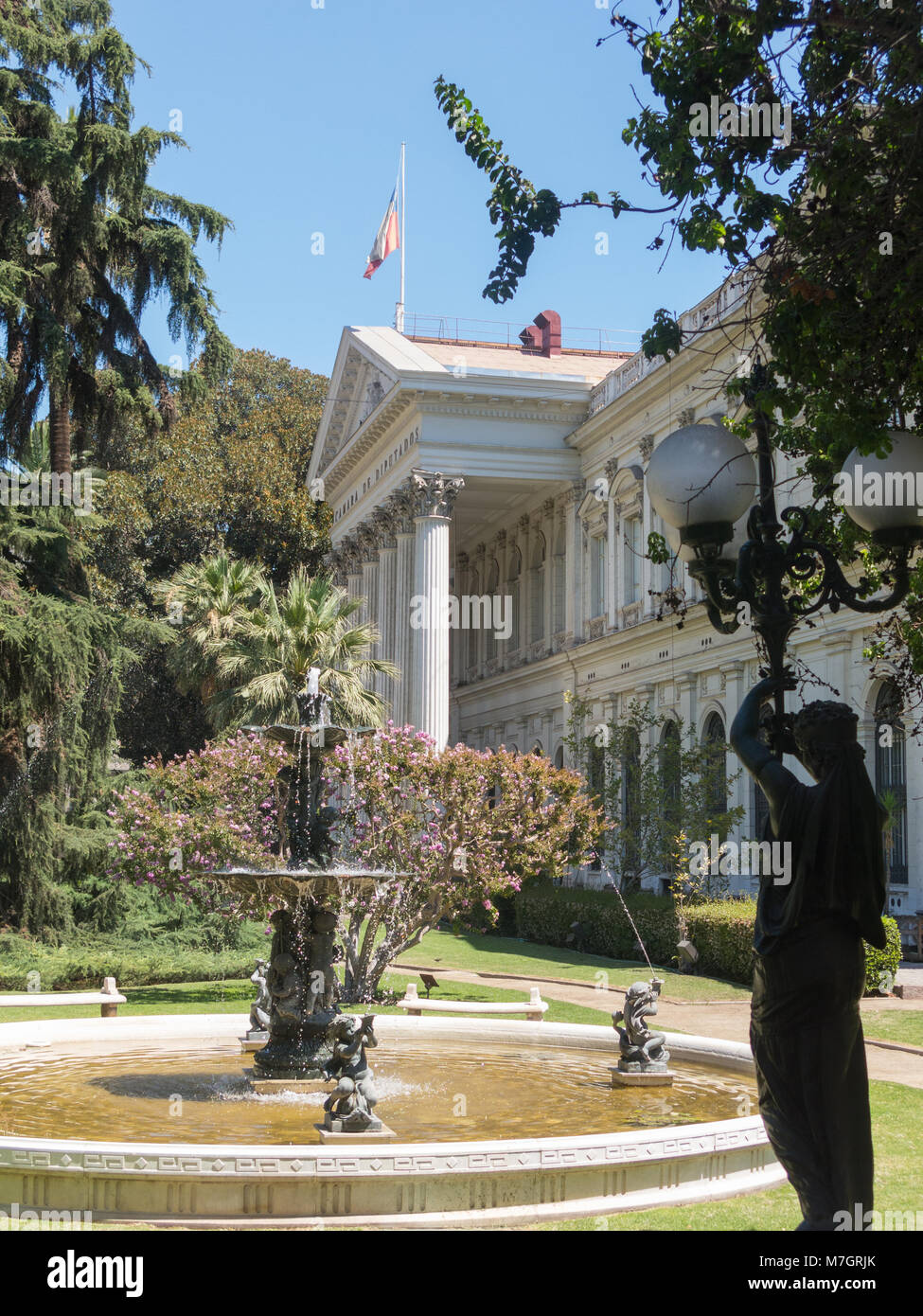 Imposing Seat of Santiago of the National Congress of Chile, in the ...