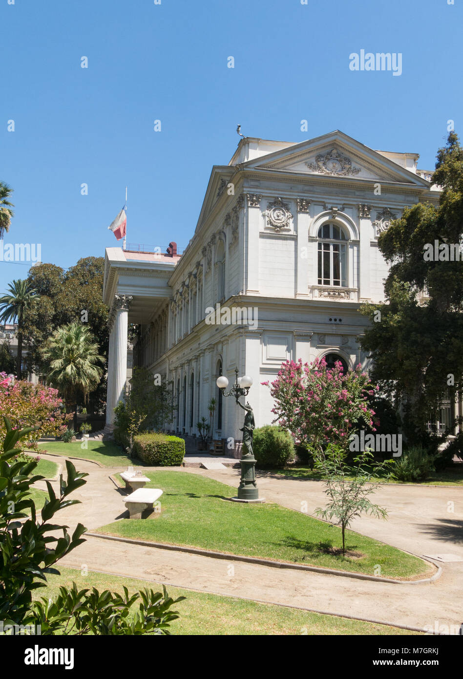 Imposing Seat of Santiago of the National Congress of Chile, in the ...