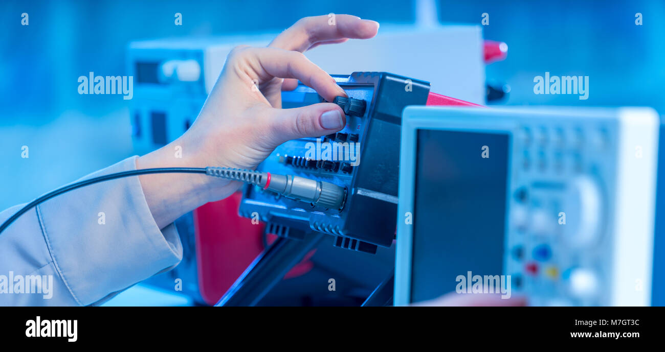 measurement in the electronics laboratory Stock Photo - Alamy