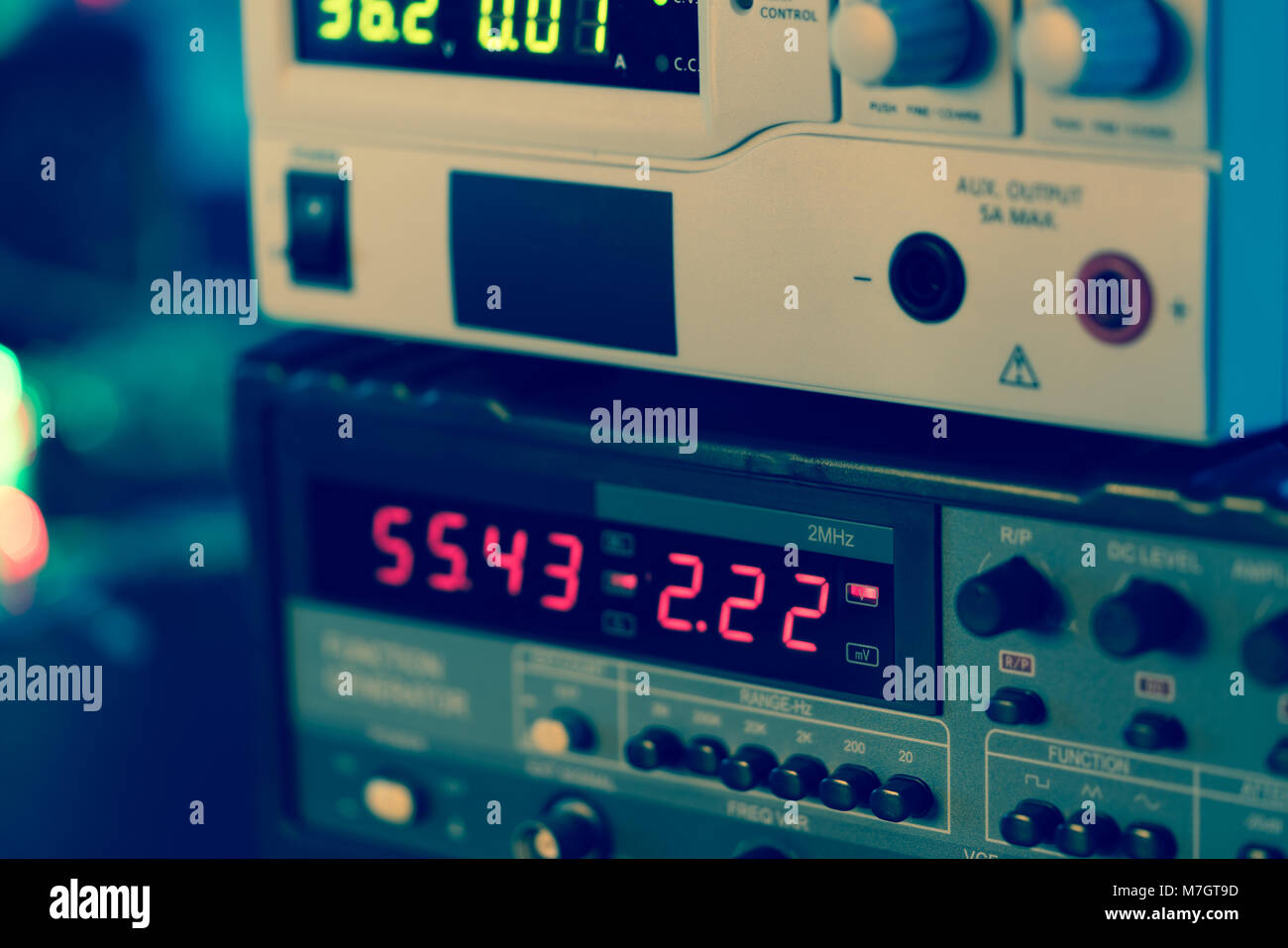 display of electronic measuring instrument Stock Photo - Alamy