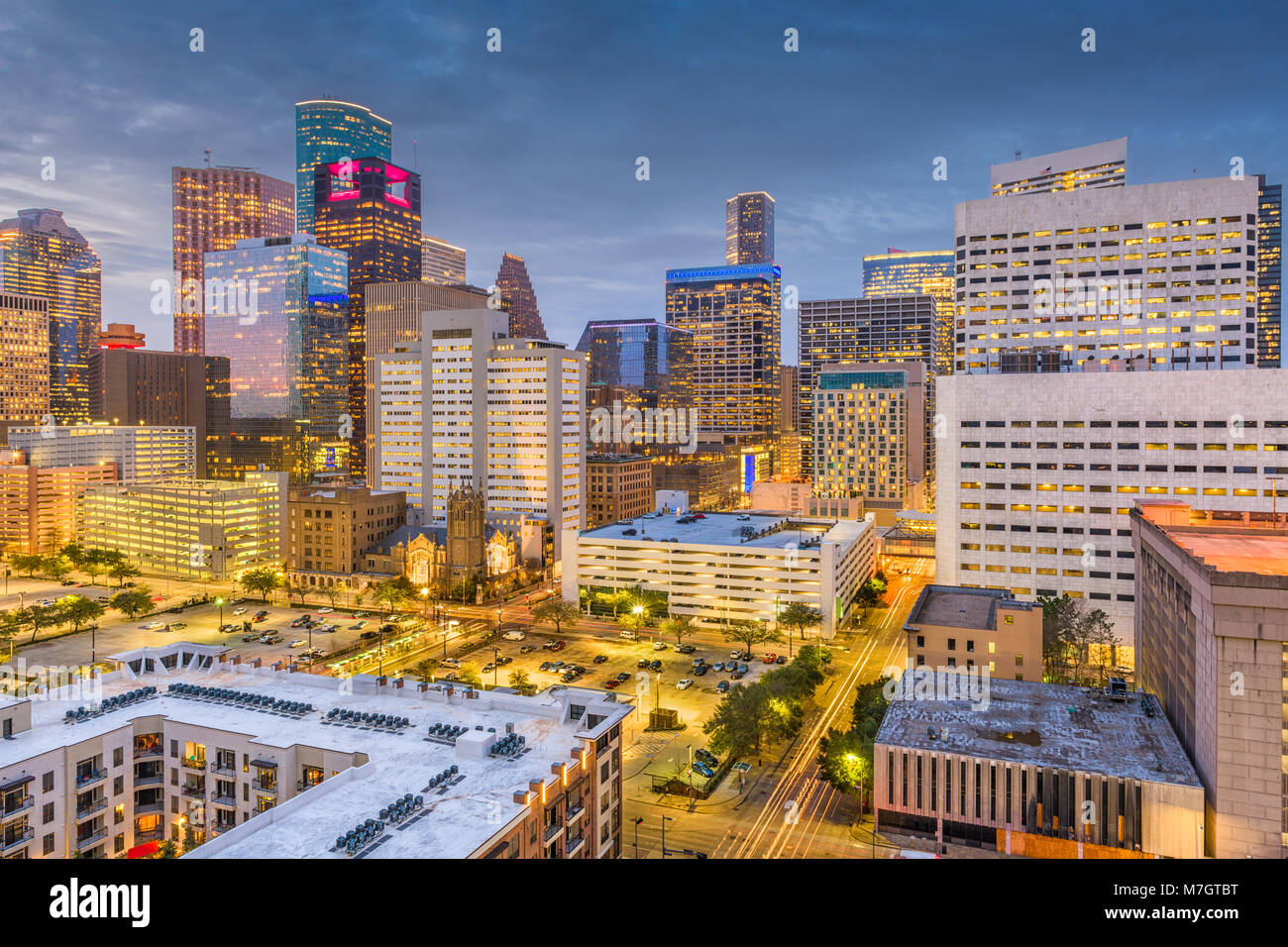 Houston texas street hi-res stock photography and images - Alamy