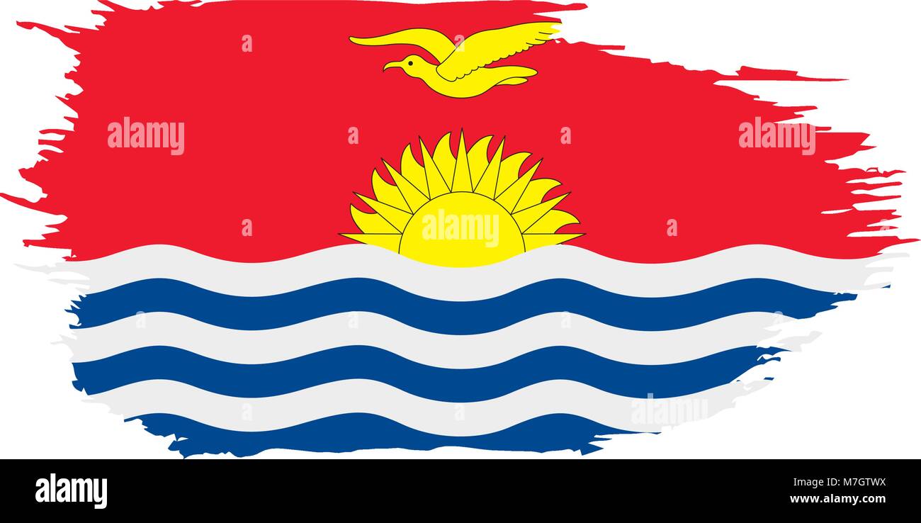 Kiribati flag, vector illustration Stock Vector Image & Art - Alamy