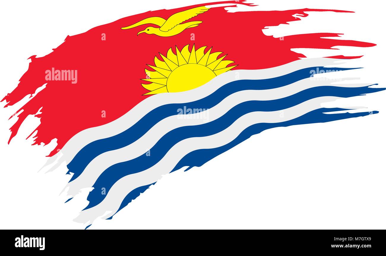 Kiribati flag, vector illustration Stock Vector Image & Art - Alamy