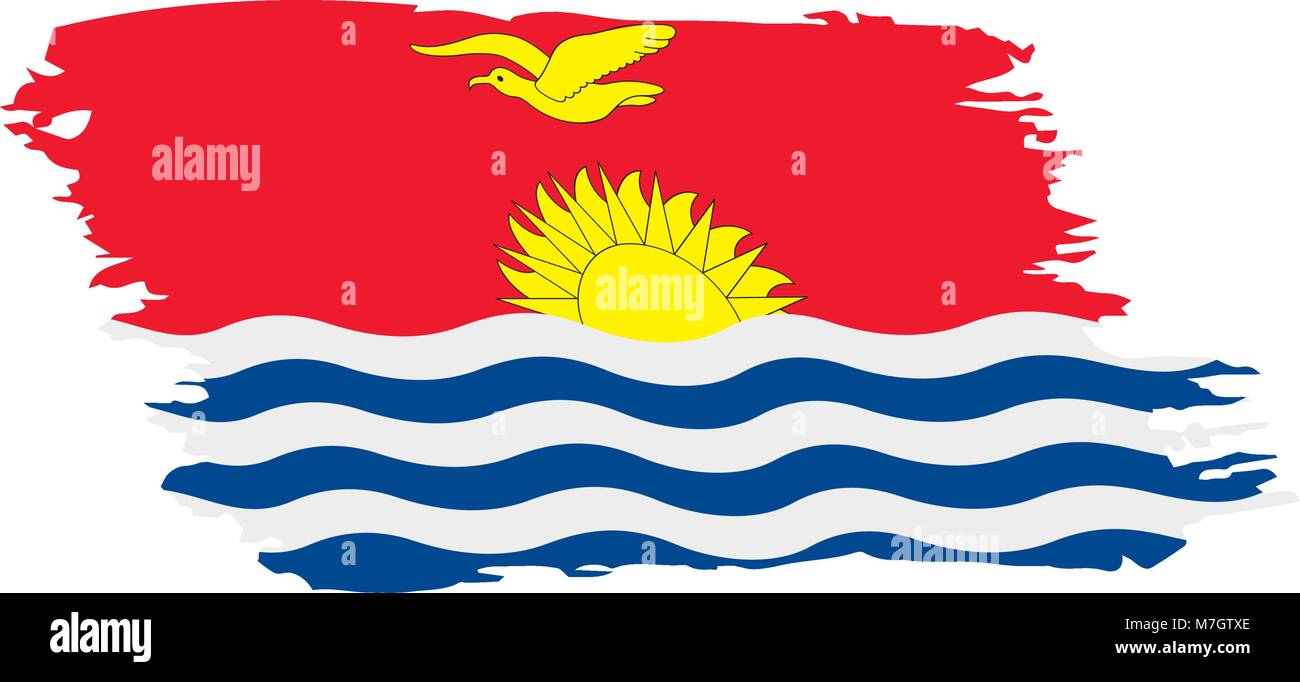 Kiribati flag, vector illustration Stock Vector Image & Art - Alamy