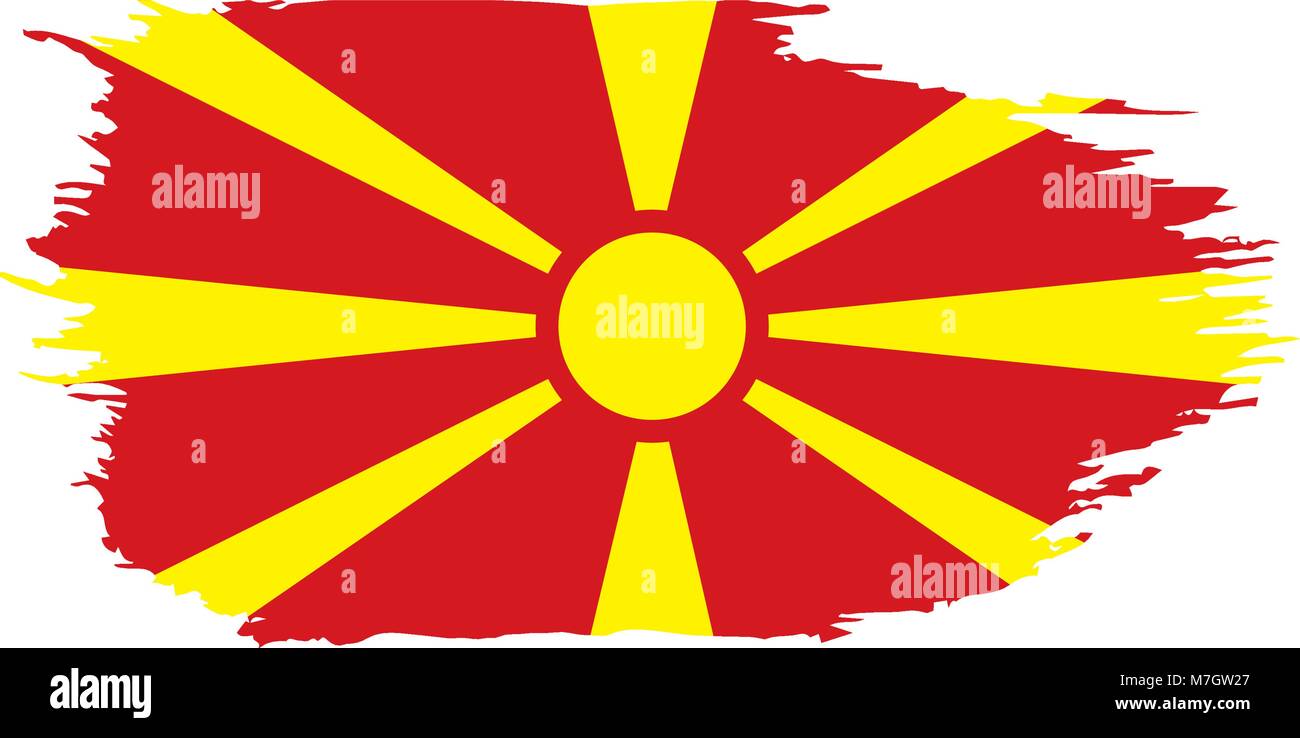 Macedonia flag, vector illustration Stock Vector Image & Art - Alamy