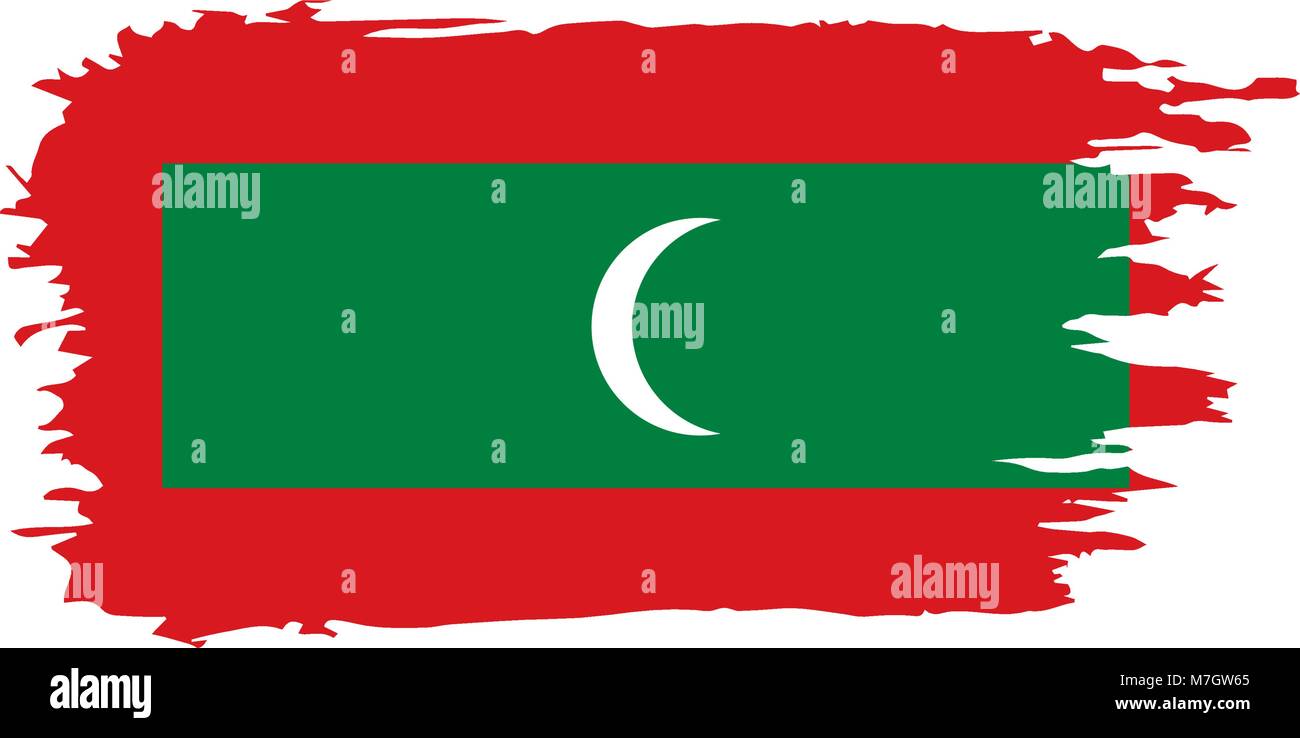 Maldives flag, vector illustration Stock Vector Image & Art - Alamy