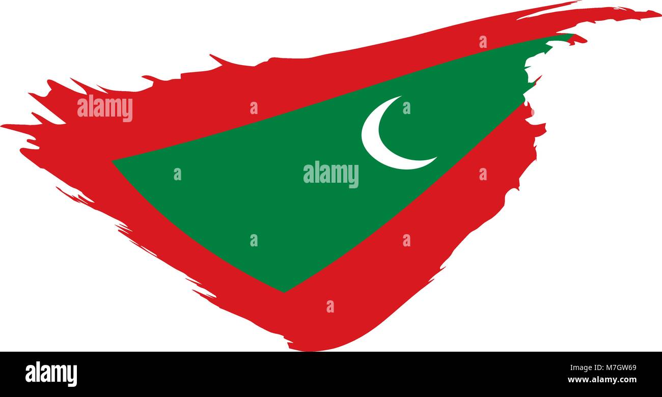 Maldives flag, vector illustration Stock Vector Image & Art - Alamy