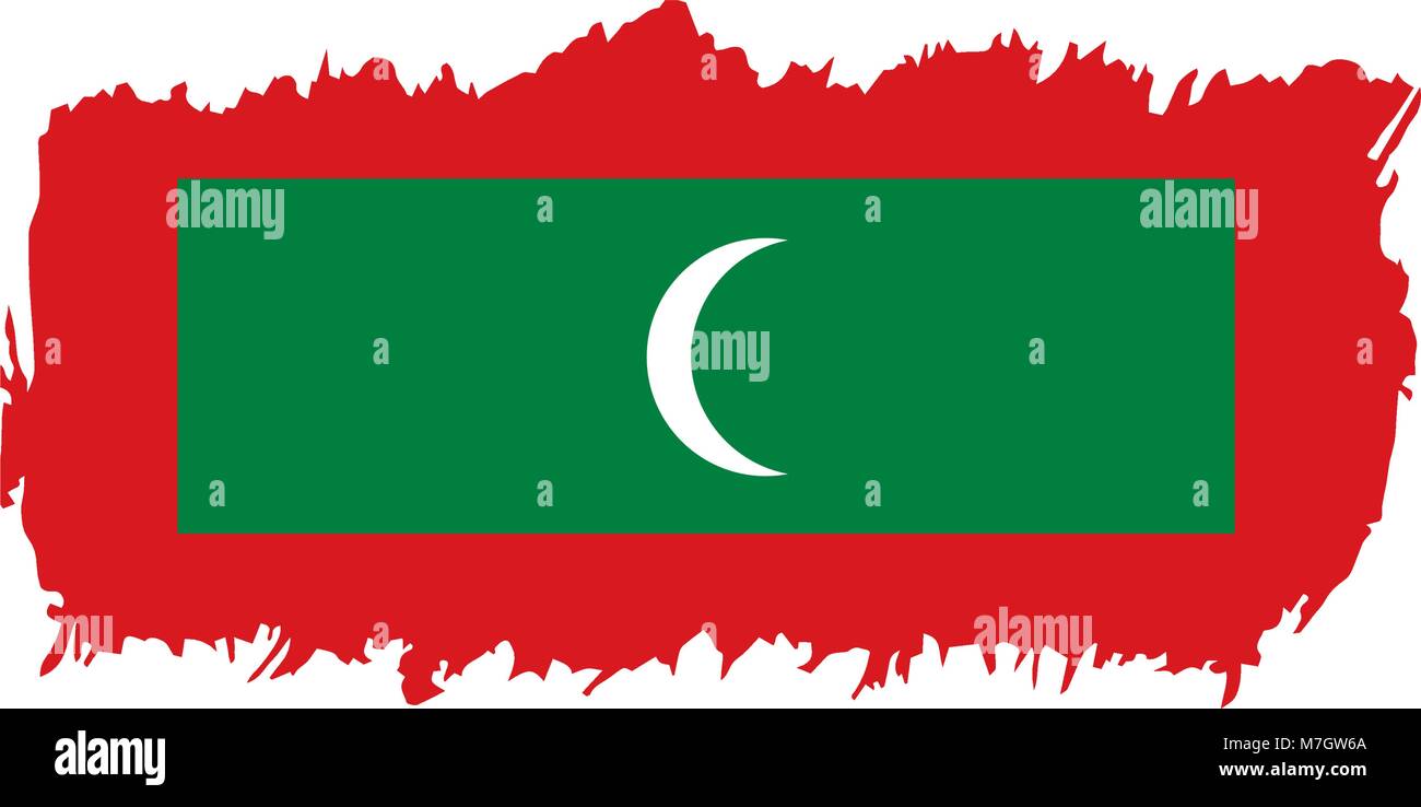 Maldives flag, vector illustration Stock Vector Image & Art - Alamy