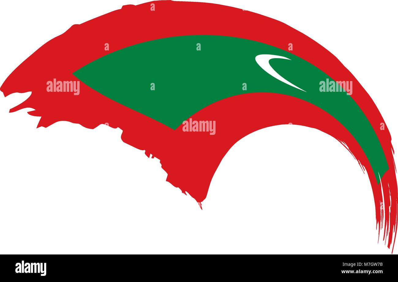 Maldives flag, vector illustration Stock Vector Image & Art - Alamy