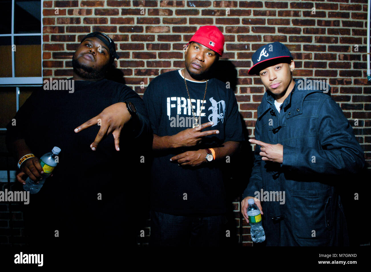 Rapper Cory Gunz (r) backstage portrait at the This is 50 Festival at ...