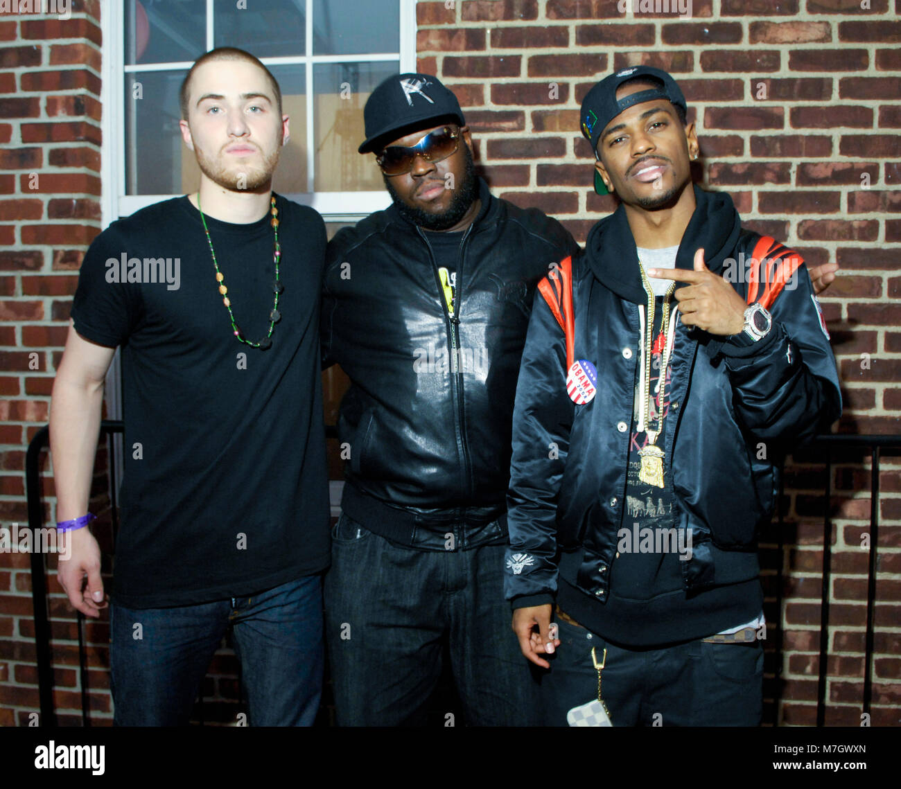 Rapper Big Sean (r) and Mike Posner (l) at the This is 50 Festival at ...