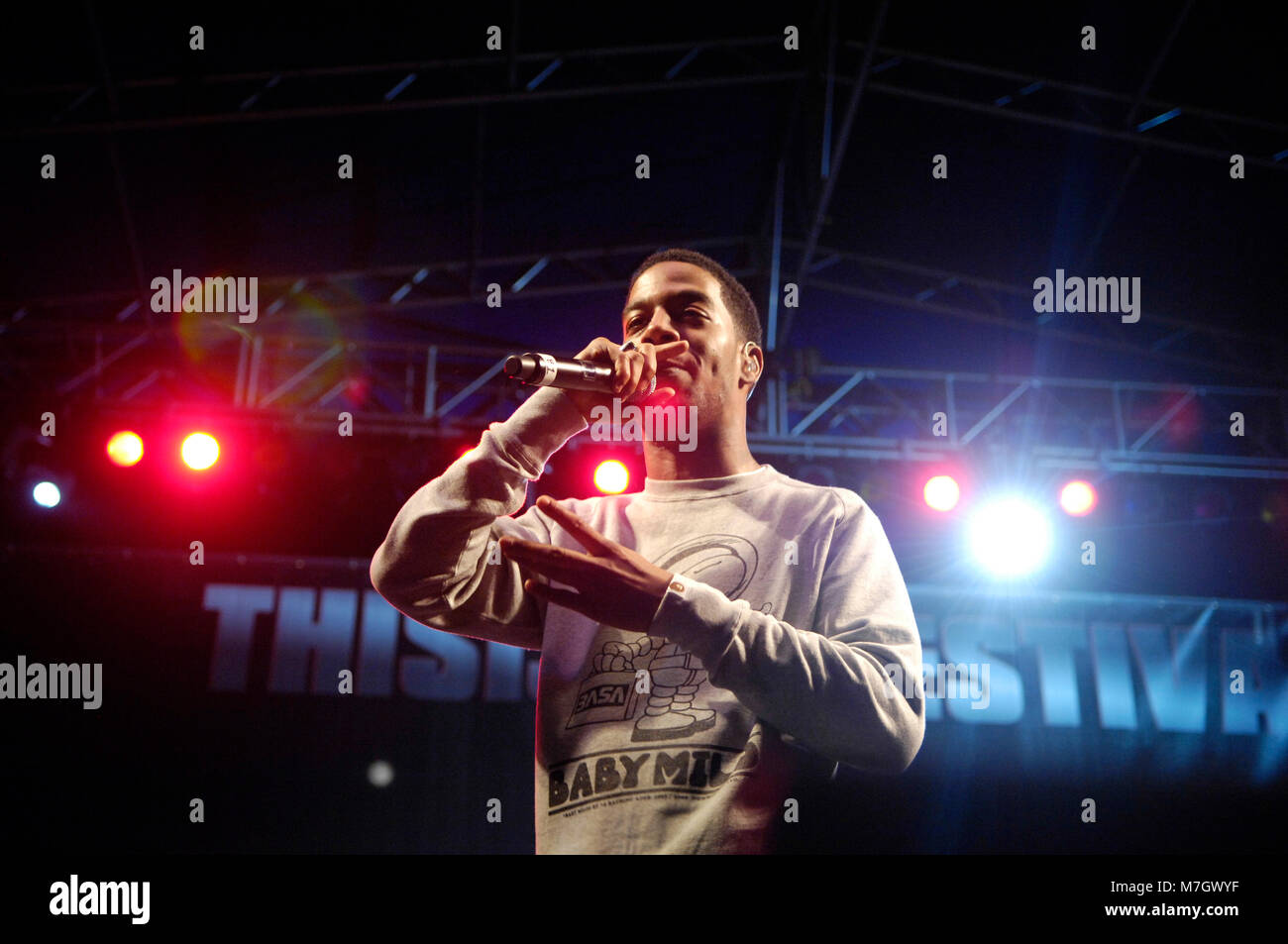 Rapper Kid Cudi performs at the This is 50 Festival at Governor's ...