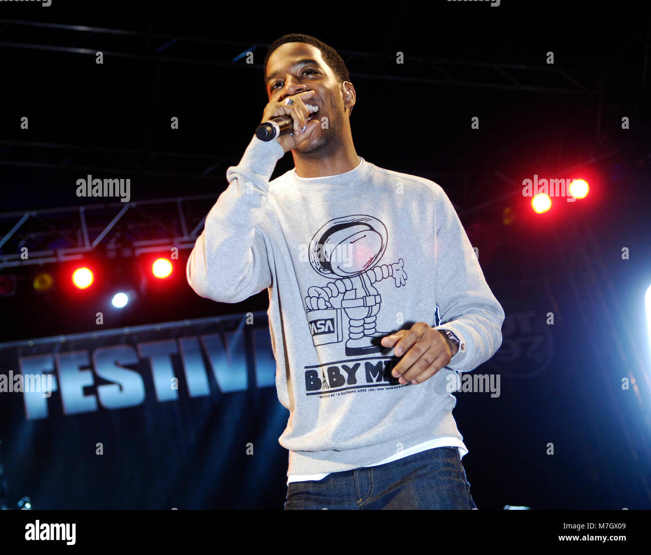 Rapper Kid Cudi performs at the This is 50 Festival at Governor's ...