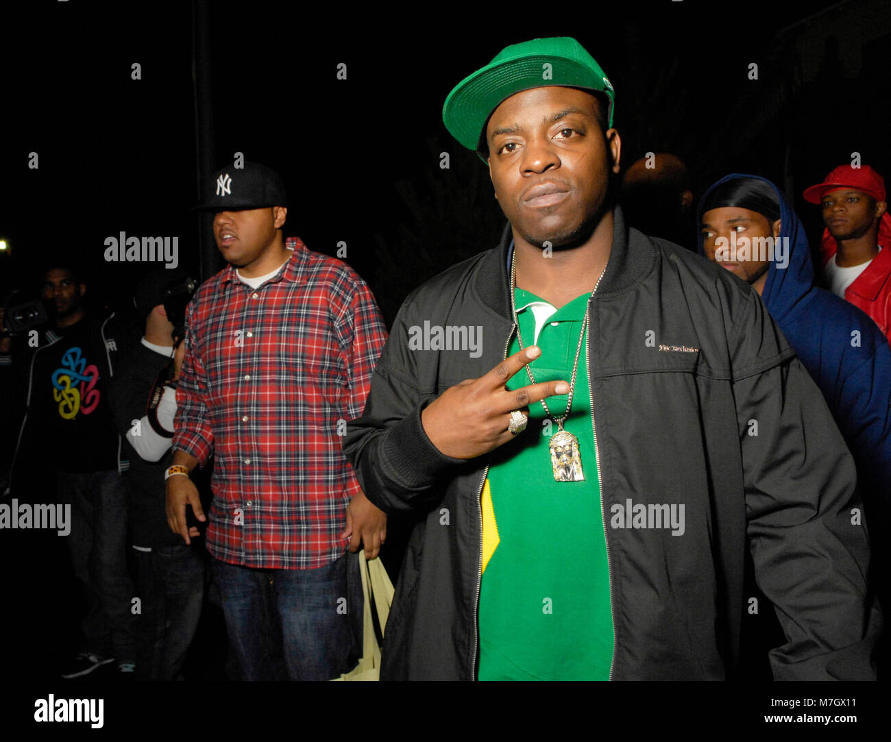 Rapper Leonard Grant aka Uncle Murda backstage portrait at the This is ...