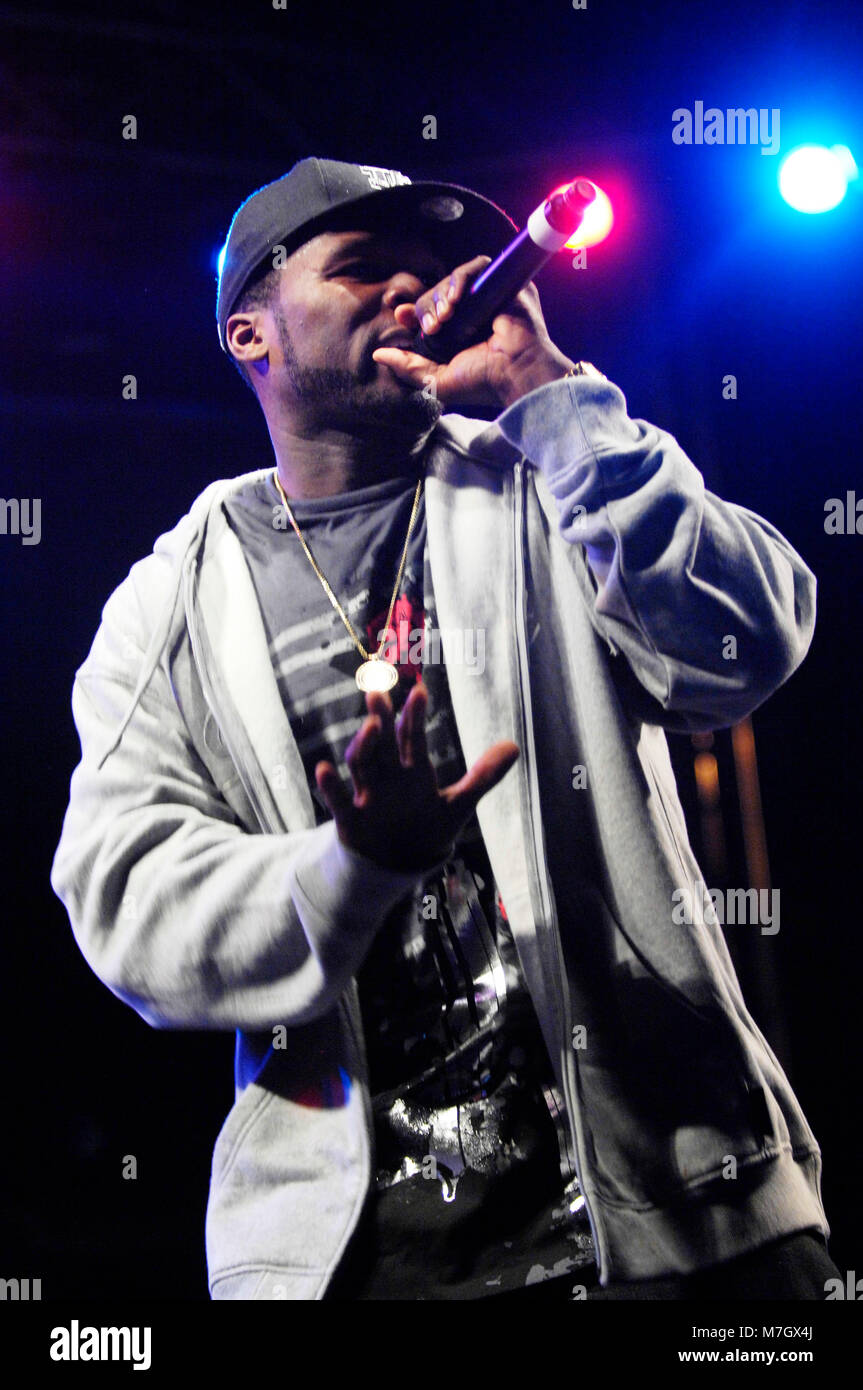 Rapper Curtis "50 Cent" Jackson of G-Unit performs at the This is 50 ...