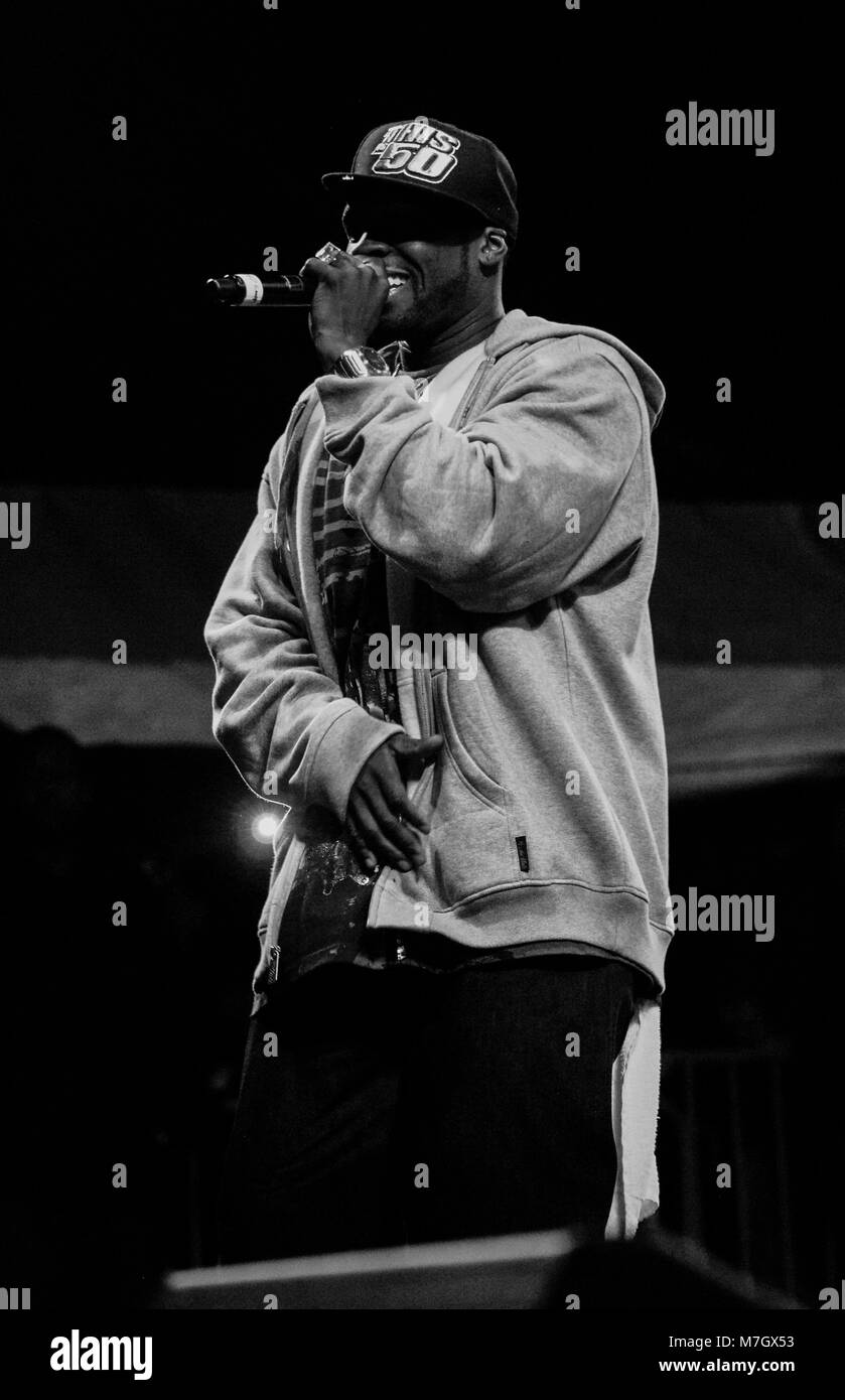 Rapper Curtis "50 Cent" Jackson of G-Unit performs at the This is 50 ...