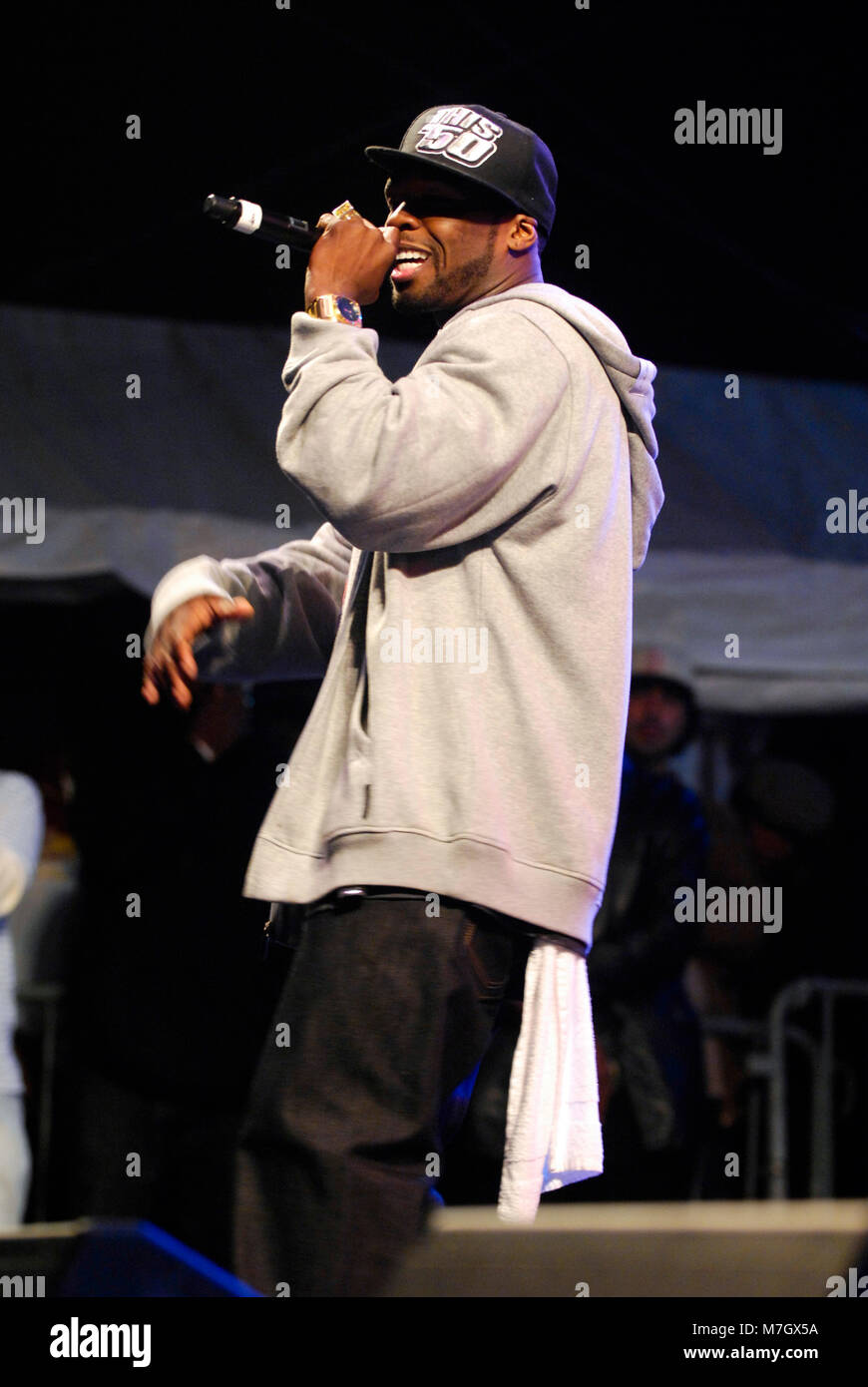Rapper Curtis "50 Cent" Jackson of G-Unit performs at the This is 50 ...