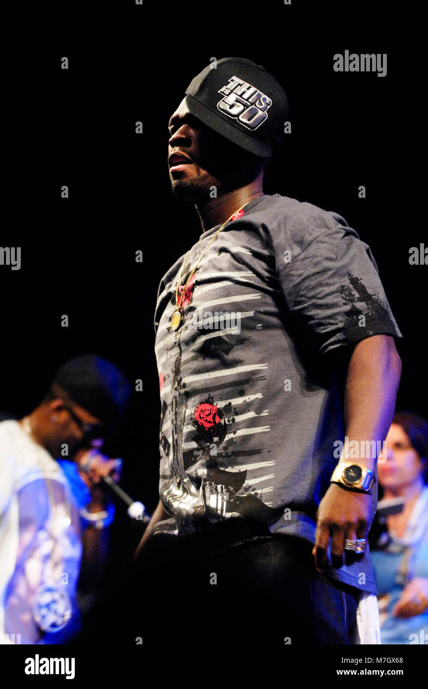 Rapper Curtis "50 Cent" Jackson of G-Unit performs at the This is 50 ...
