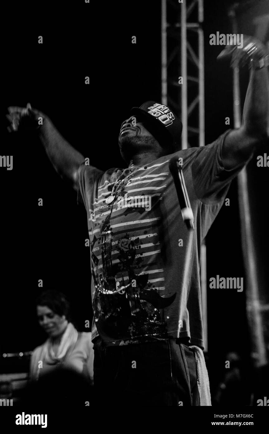 Rapper Curtis "50 Cent" Jackson of G-Unit performs at the This is 50 ...