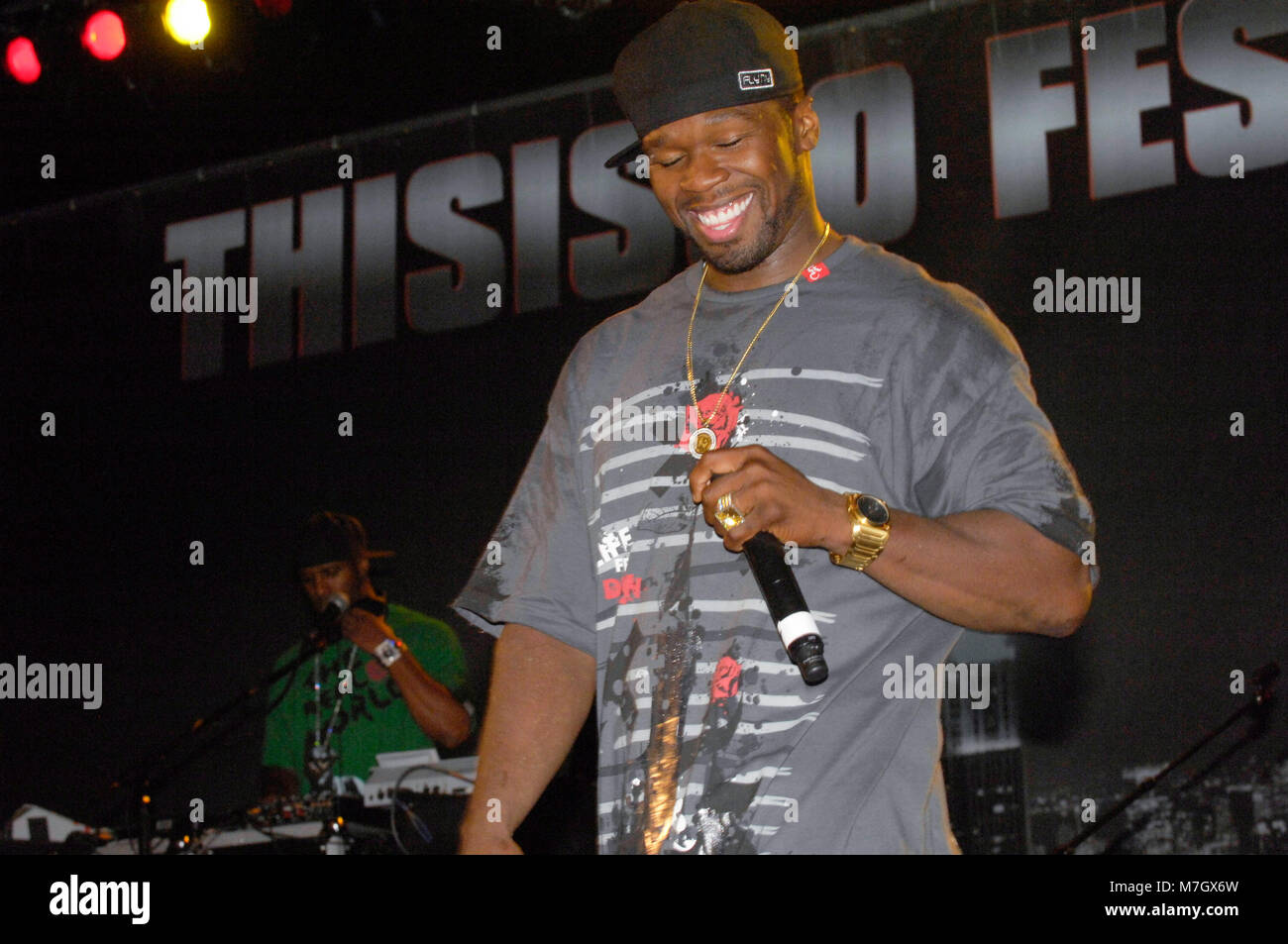 Rapper Curtis "50 Cent" Jackson of G-Unit performs at the This is 50 ...