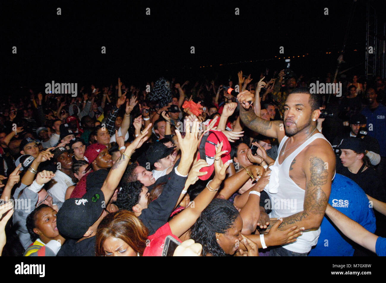 Rapper Lloyd Banks of G-Unit performs at the This is 50 Festival at ...