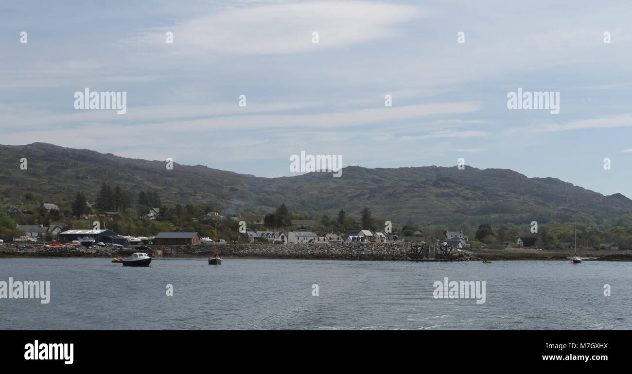 Arisaig waterfront Scotland May 2012 Stock Photo - Alamy