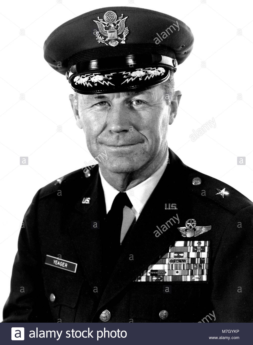 Chuck Yeager Black and White Stock Photos & Images - Alamy