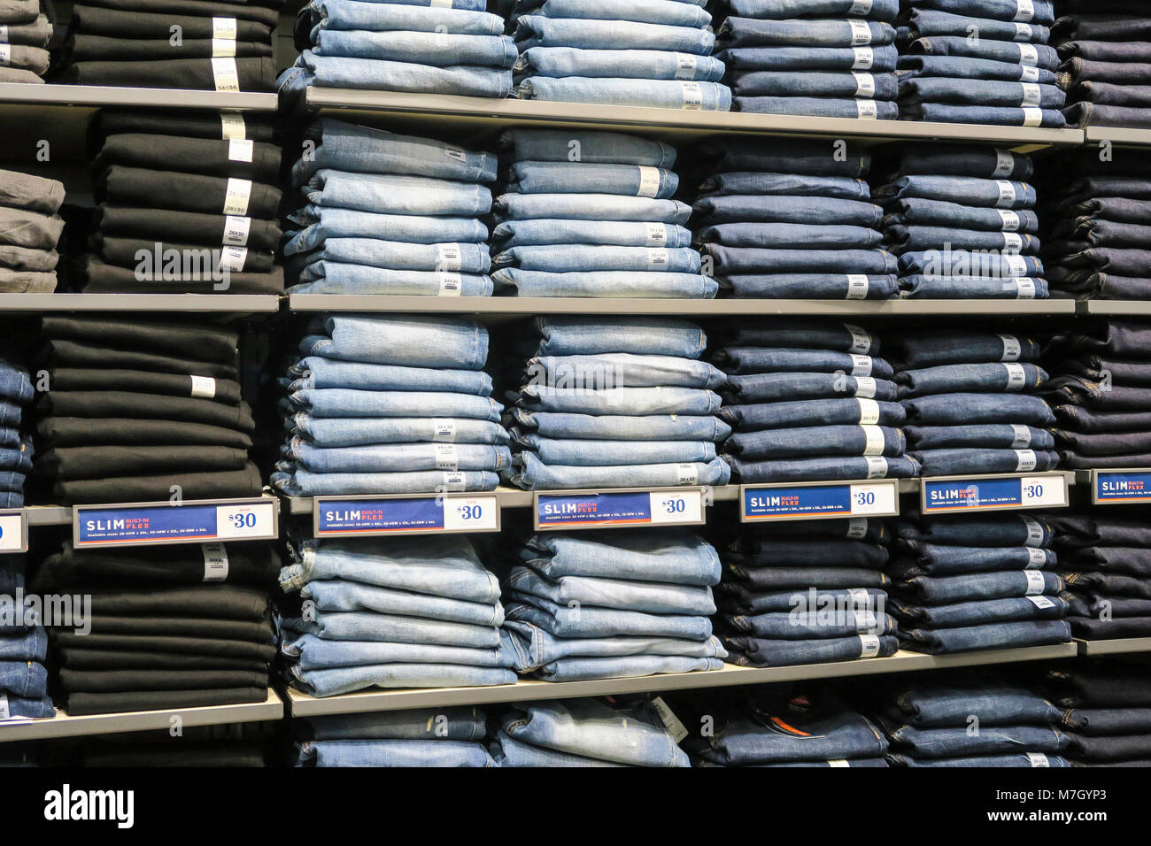 Old Navy Store Interior in Times Square, NYC, USA Stock Photo - Alamy