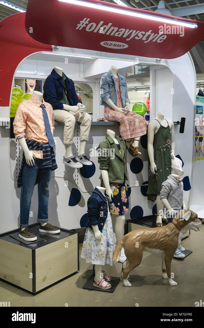 Old Navy Store Interior in Times Square, NYC, USA Stock Photo - Alamy