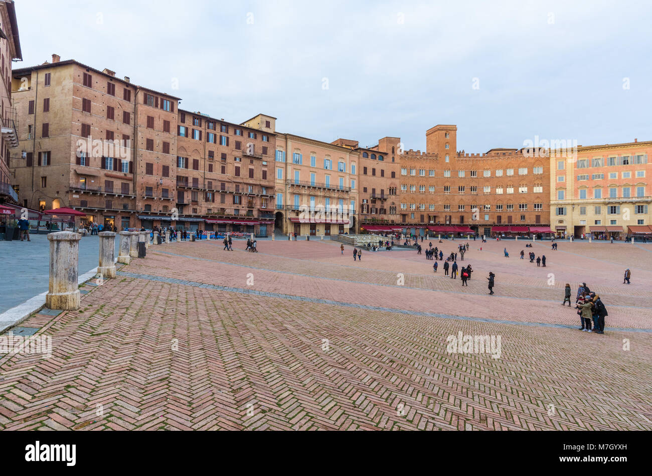 Siena (Italy) - The wonderful historic center of the famous city in ...