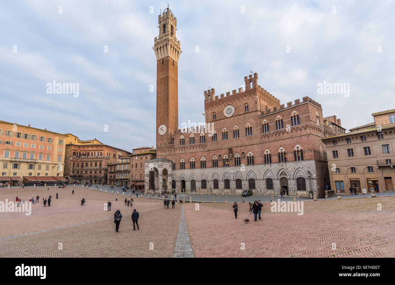 Siena (Italy) - The wonderful historic center of the famous city in ...