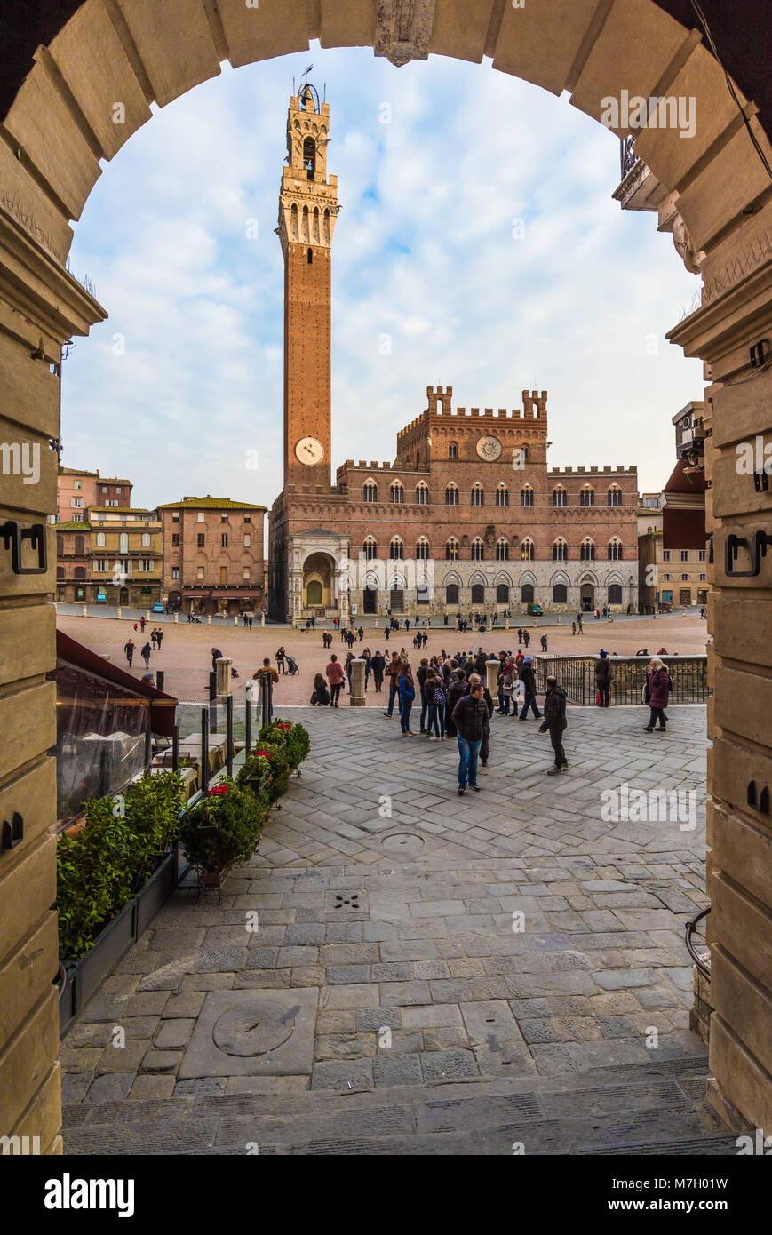 Siena (Italy) - The wonderful historic center of the famous city in ...