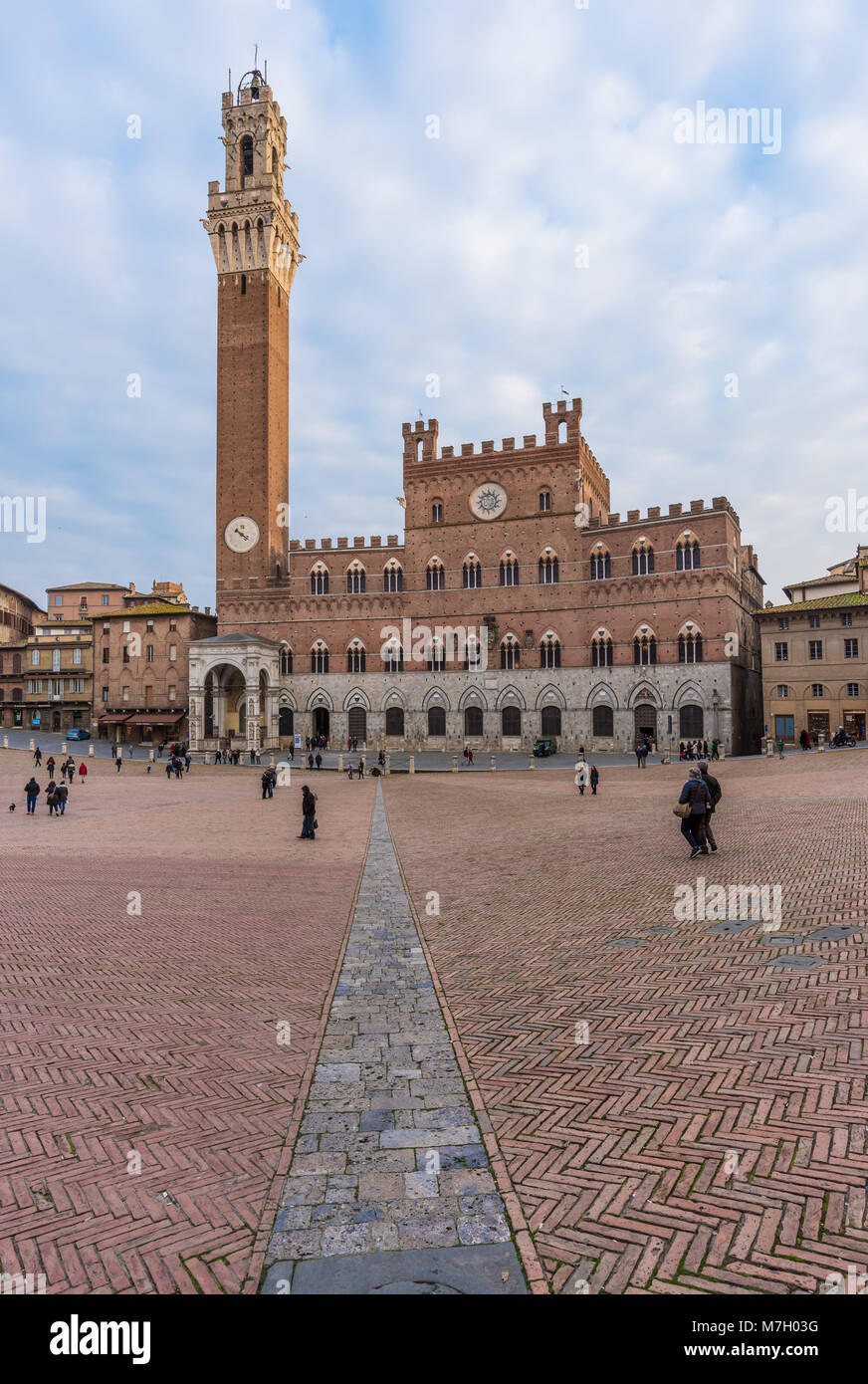 Siena (Italy) - The wonderful historic center of the famous city in ...