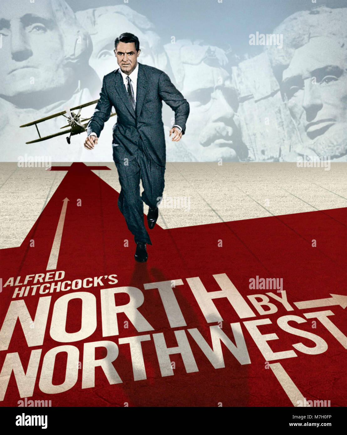 North by northwest poster hitchcock hi-res stock photography and images ...