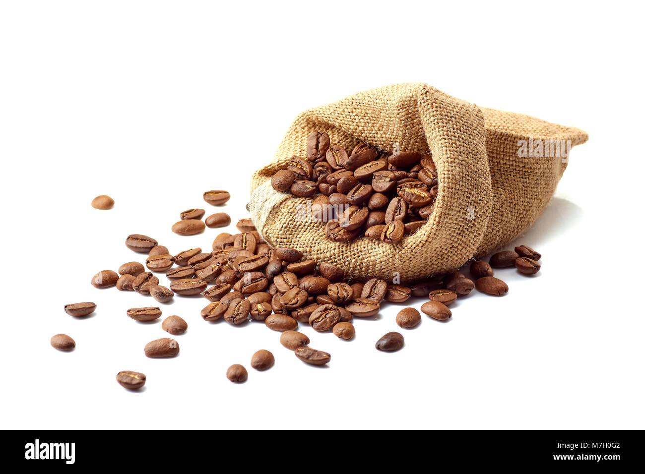 Bag fresh roasted coffee Cut Out Stock Images & Pictures - Alamy