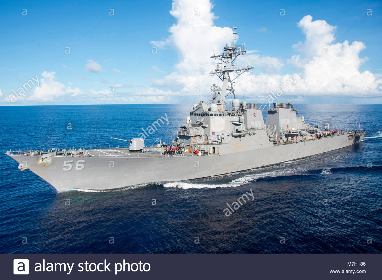 Arleigh Burke Class Guided Missile Destroyer High Resolution Stock ...