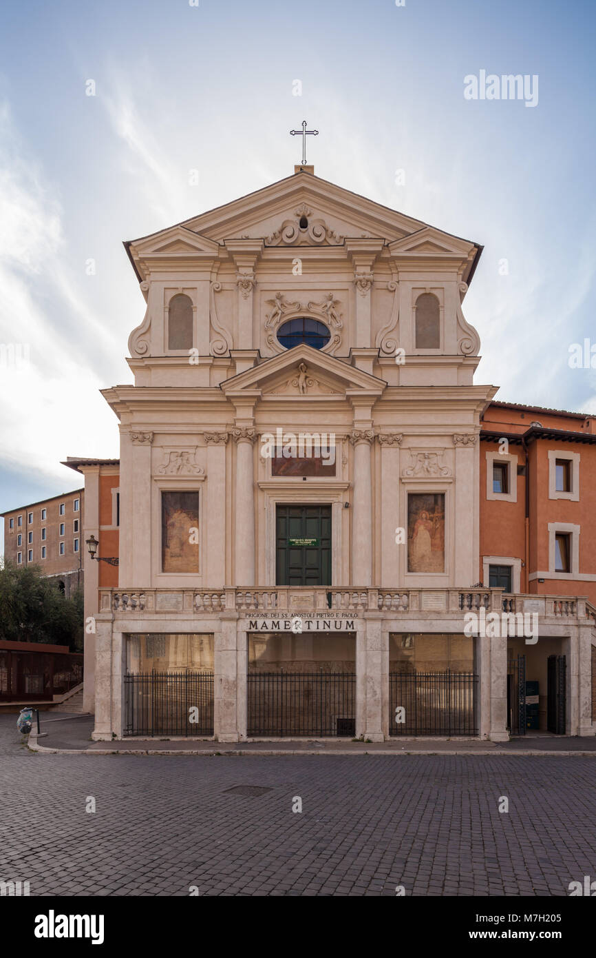 Church of San Giuseppe dei Falegnami & Mamertine Prison, Rome, Italy ...