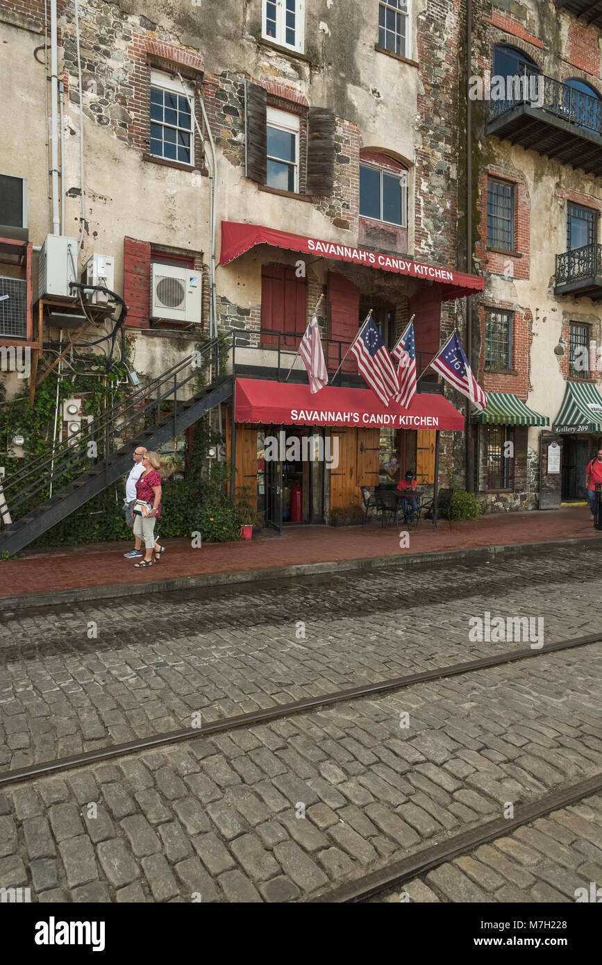 River Street Savannah, Georgia USA Stock Photo - Alamy