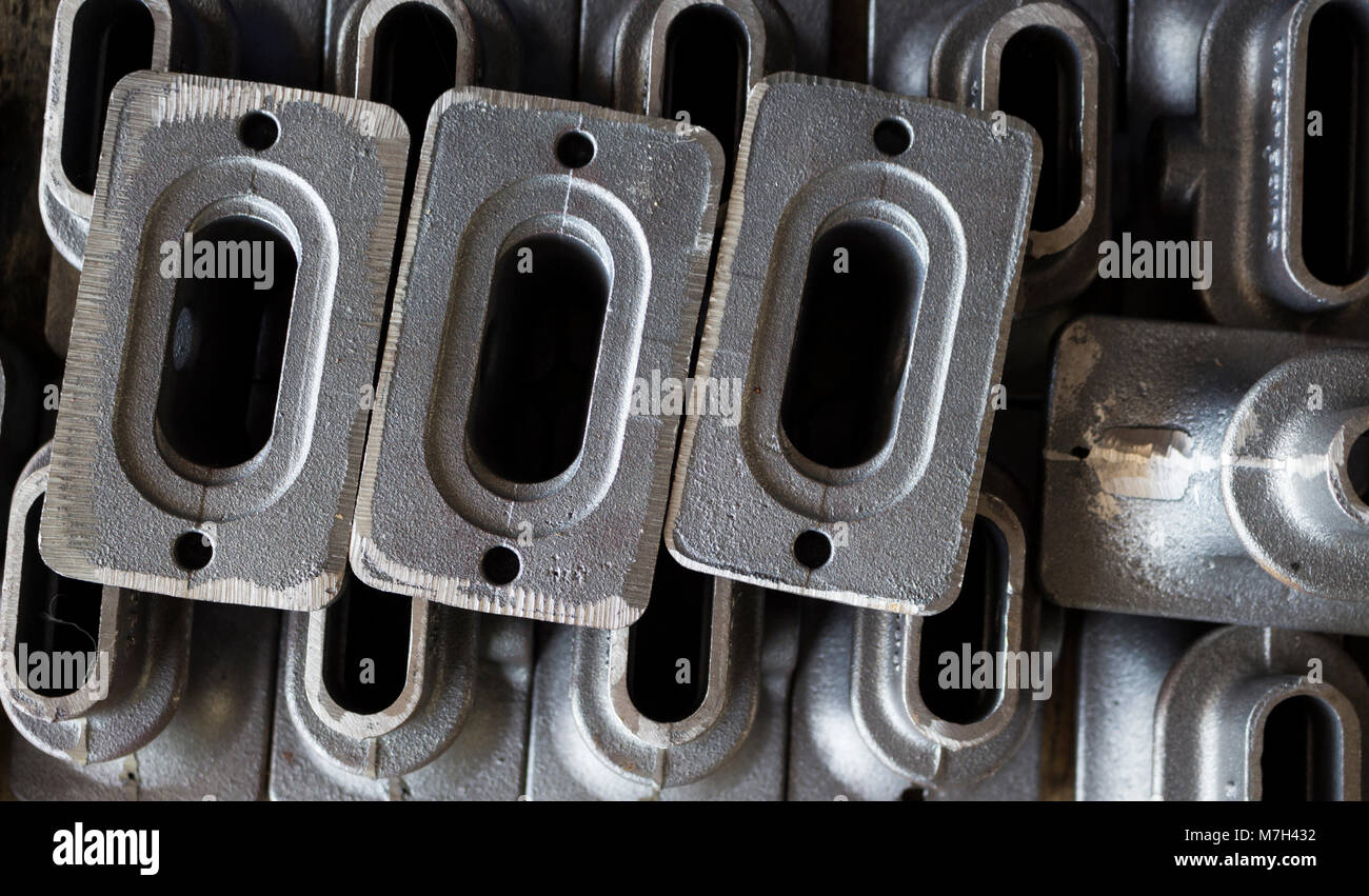 Iron casting parts Stock Photo - Alamy