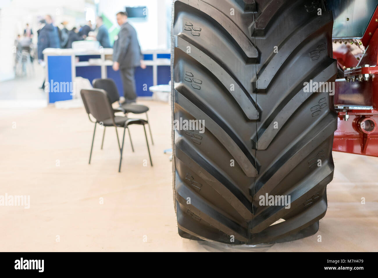 Tread wheel farm tractor close-up. Cars and equipment Stock Photo - Alamy