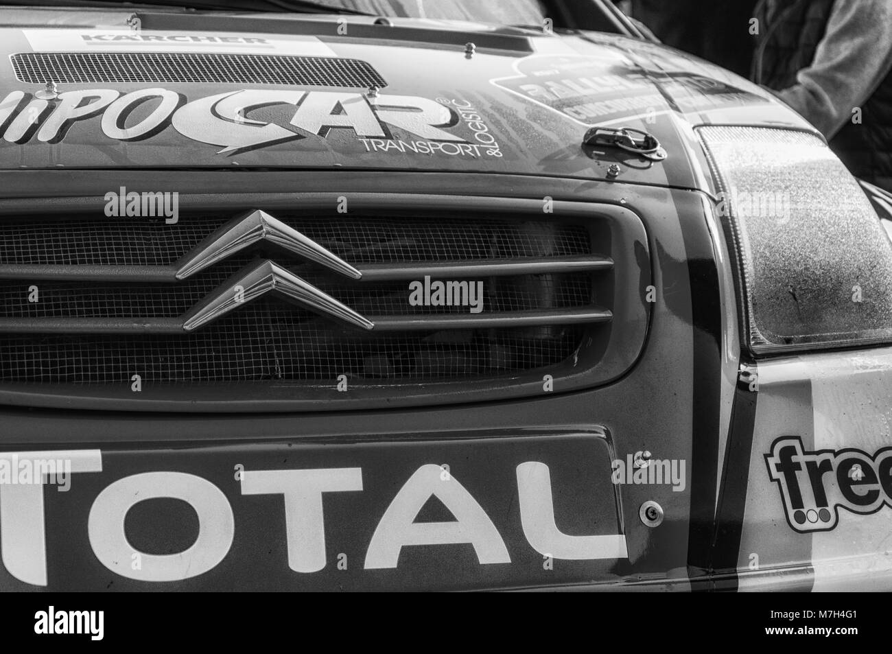 CITROEN C2 S1600 2005 in old racing car rally historical race Stock ...