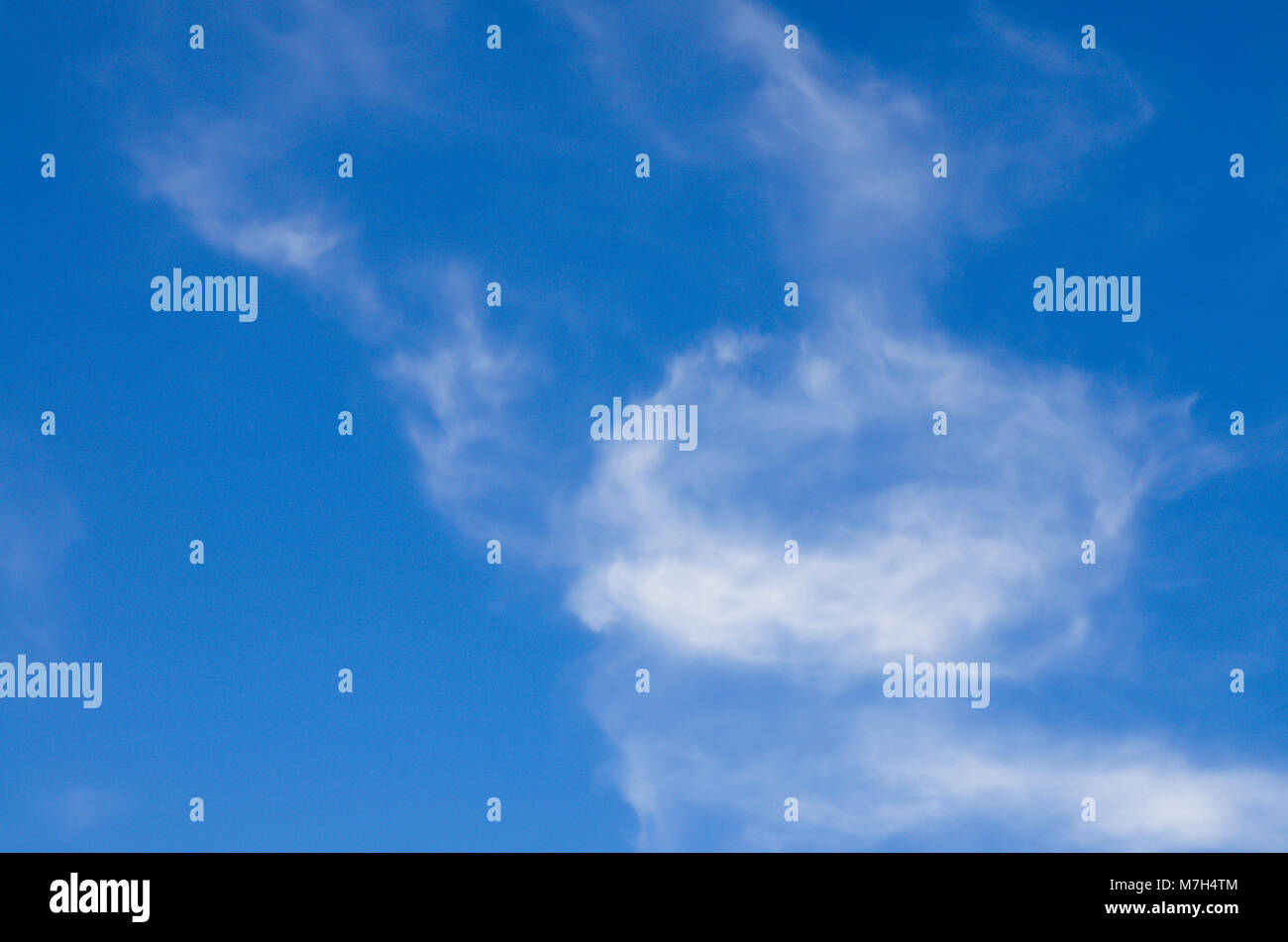 Sky & clouds, bright & shining, blue color. Good for travel or ...